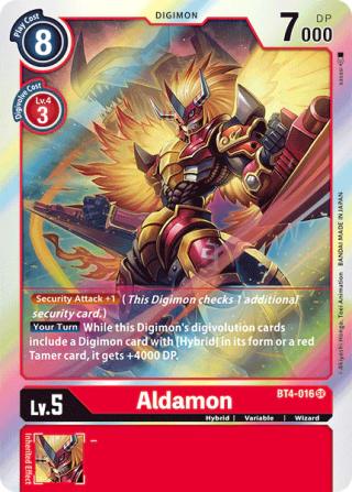 Aldamon – Great Legend – BT4-016 SR – Space Gaming Lomas