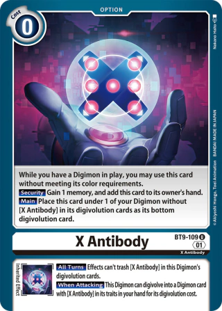 X Antibody – X Record – BT9-109 U – Space Gaming Lomas