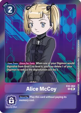Alice McCoy (Event Pack 5) – Digital Hazard (EX02) – SpaceGamingLomas