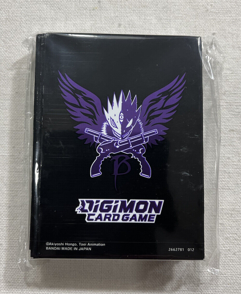 Digimon Card Game Official Sleeves – Beelzemon Logo Folios (60-Pack ...