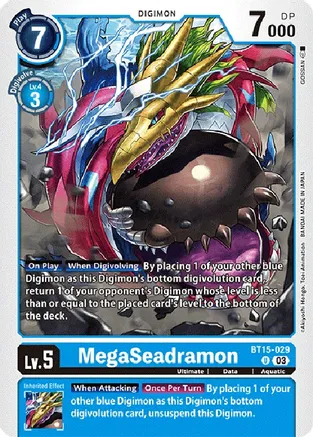 MegaSeadramon – Exceed Apocalypse (BT15-029 U) – Space Gaming Lomas