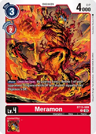 Meramon – Exceed Apocalypse (BT15-009 C) – Space Gaming Lomas