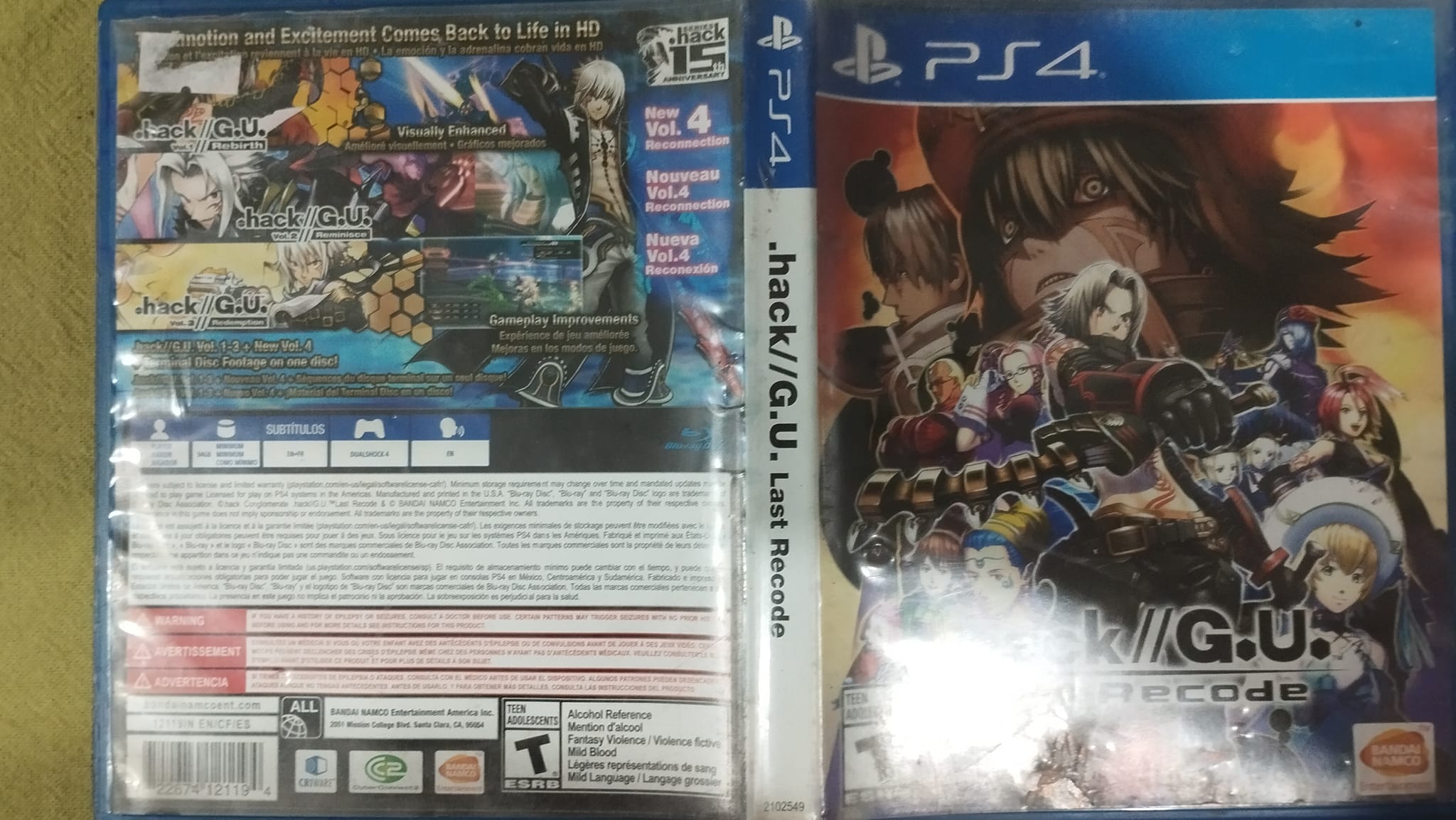 HACK G.U. LAST RECODE PS4 – Space Gaming Lomas