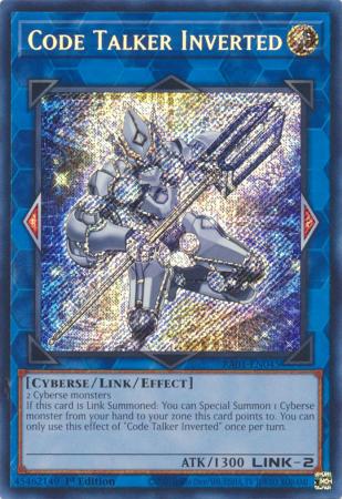 Code Talker Inverted – RA01-EN045 – Secret Rare – Space Gaming Lomas