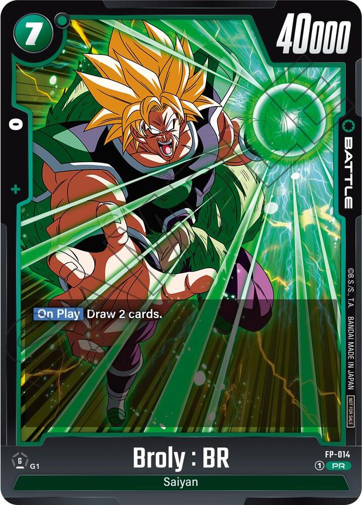 Broly : BR – FP-014 – Fusion World Promotion Cards and Packs (DBSFW_PR) – Space Gaming Lomas