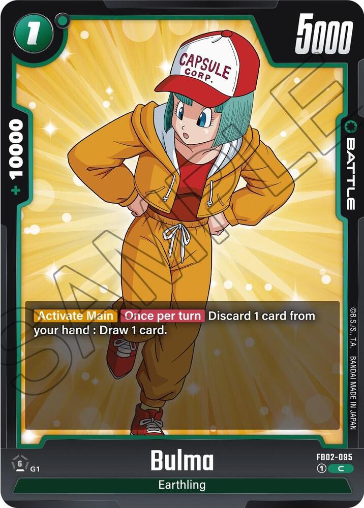 Bulma – FB02-095 – Blazing Aura (FB02-095 C) – Space Gaming Lomas