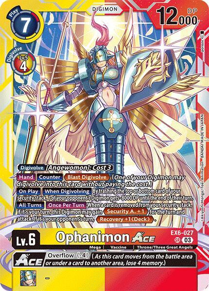Ophanimon ACE – Infernal Ascension (EX6-027 SR) – Space Gaming Lomas
