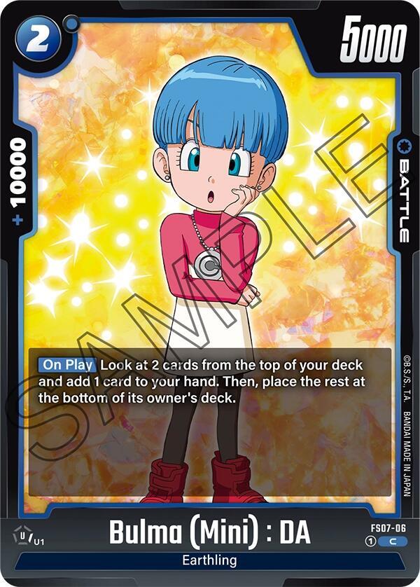 Bulma (Mini) : DA – Starter Deck 7: Vegeta (Mini) (FS07-06 C) – Space ...