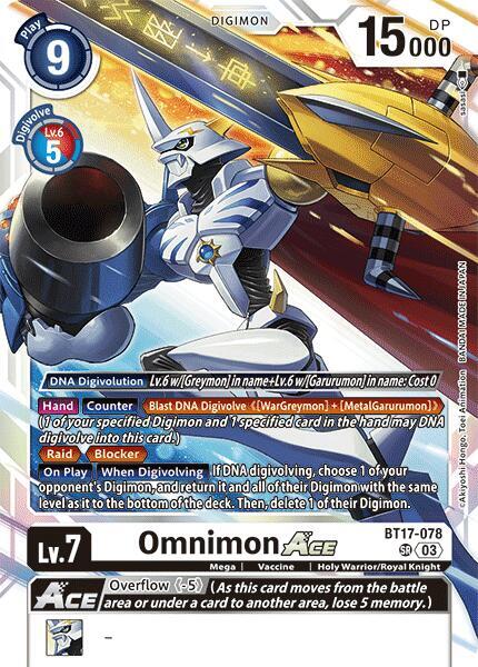 Omnimon ACE – Secret Crisis (BT17-078 SR) – Space Gaming Lomas