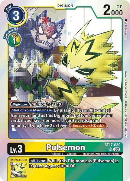 Pulsemon – Secret Crisis (BT17-030 SR) – Space Gaming Lomas