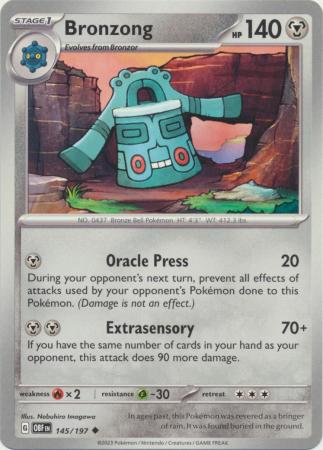 Bronzong – 145/197 – Uncommon – Space Gaming Lomas