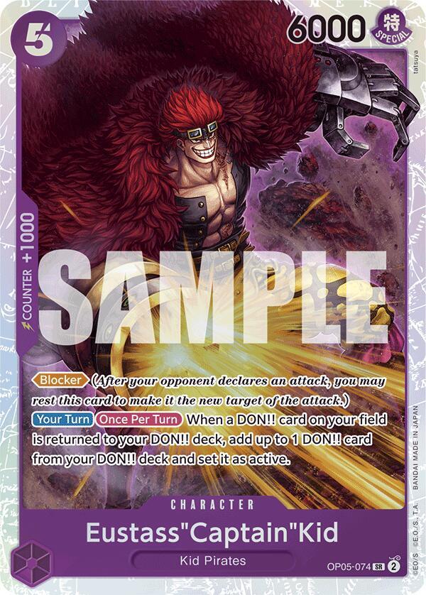 Eustass»Captain»Kid (Reprint) – Premium Booster -The Best- (PRB-01 ...