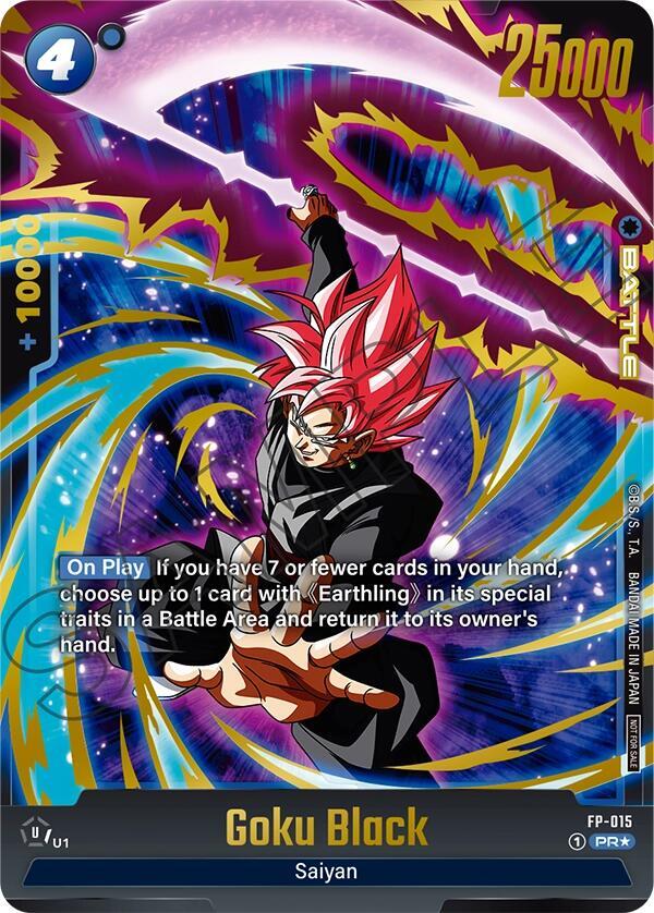 Goku Black – FP-015 (Selection Pack 01) – Tournament and Championship Promos (DBSFW_TPR) – Space ...