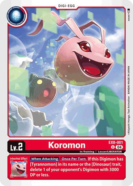 Koromon – Chain of Liberation (EX8-001 U) – Space Gaming Lomas