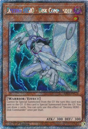 Destiny HERO – Disk Commander – RA03-EN176 – Platinum Secret Rare – Space Gaming Lomas