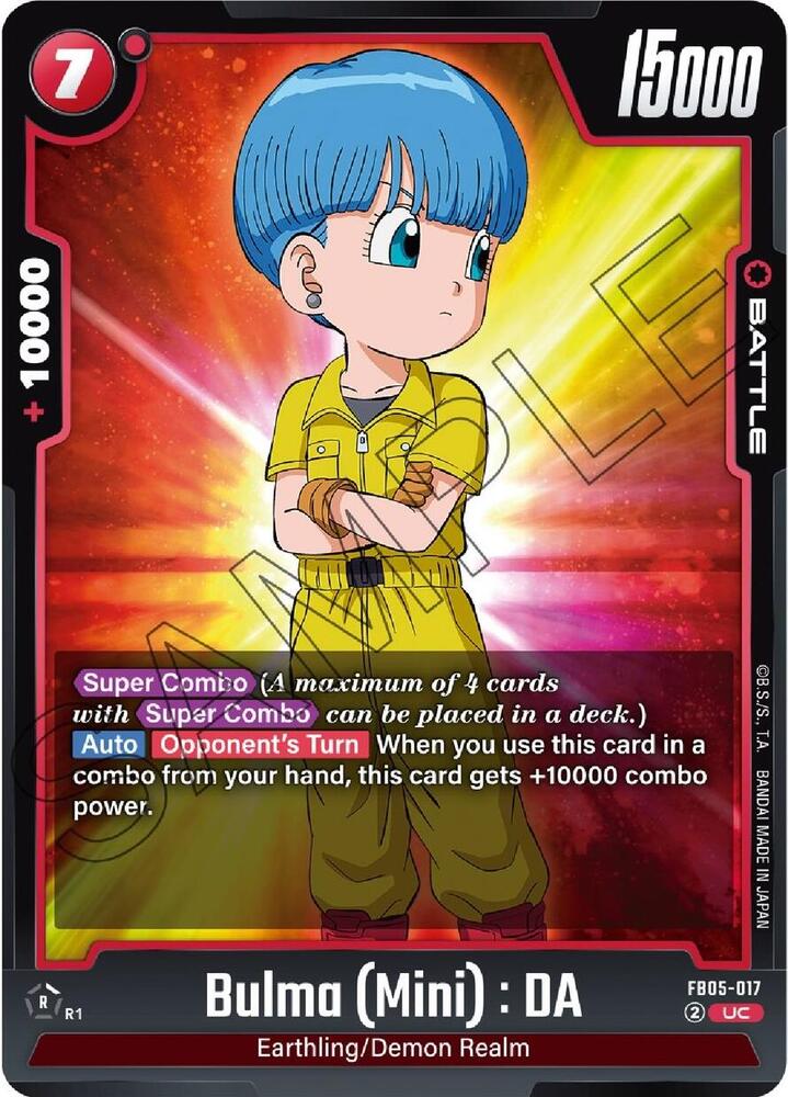 Bulma (Mini) : DA – New Adventure (FB05-017 UC) – Space Gaming Lomas