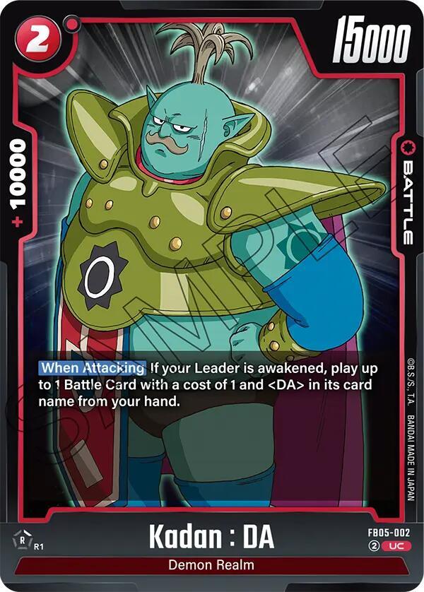 Kadan : DA – New Adventure (FB05-002 UC) – Space Gaming Lomas