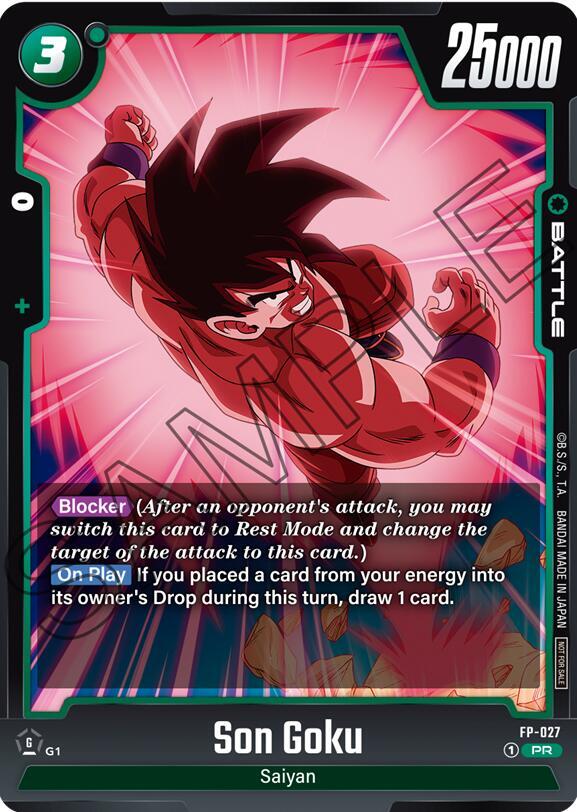 Son Goku – FP-027 – Fusion World Promotion Cards and Packs (DBSFW_PR) – Space Gaming Lomas