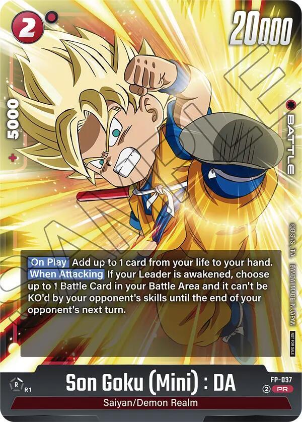 Son Goku (Mini) : DA – FP-037 – Fusion World Promotion Cards and Packs (DBSFW_PR) – Space Gaming ...