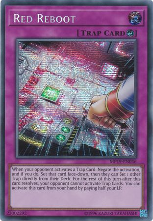 Red Reboot – MP19-EN046 – Prismatic Secret Rare – Space Gaming Lomas
