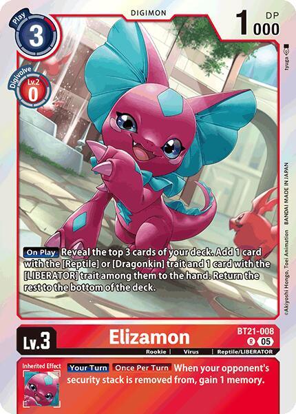 Elizamon - World Convergence (BT21-008 R) - Space Gaming Lomas