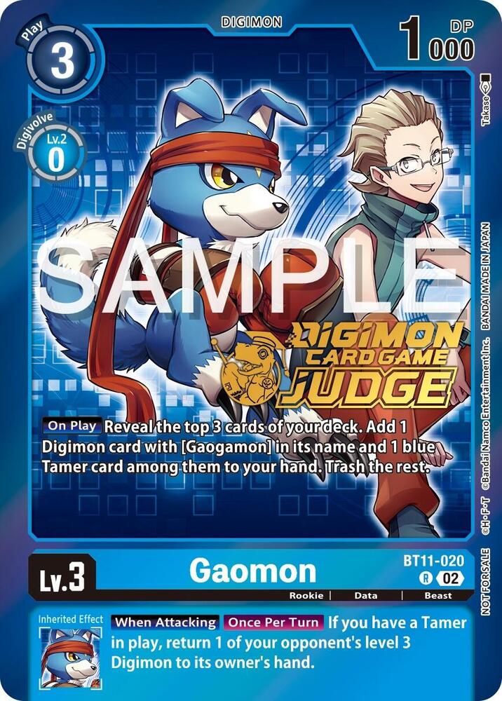 Gaomon (Judge Pack 5) – Dimensional Phase (BT11-020 R) – Space Gaming Lomas