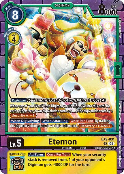 Etemon – Versus Monsters (EX9-031 R) – Space Gaming Lomas