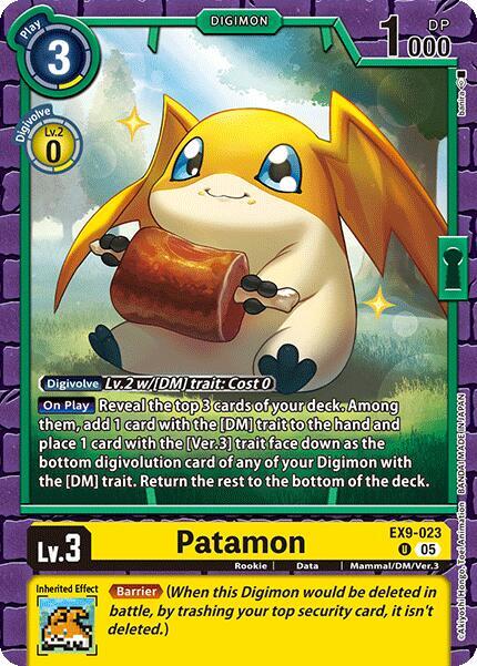 Patamon – Versus Monsters (EX9-023 U) – Space Gaming Lomas