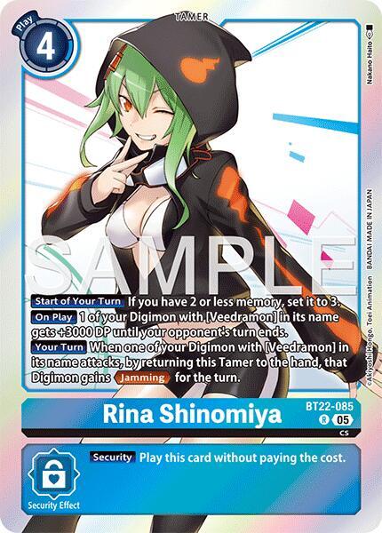 Rina Shinomiya – Cyber Eden (BT22-085 R) – Space Gaming Lomas